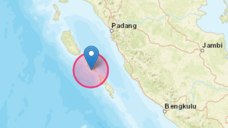 Gempa Magnitudo 5,7 Guncang Mentawai, Tak Berpotensi Tsunami