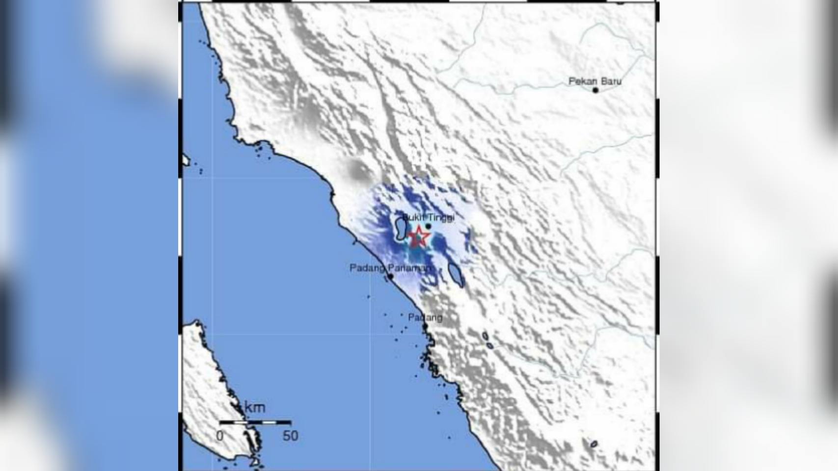 Gempa Magnitudo 4,1 di Bukittinggi, BMKG: Akibat Sesar Sumatra Segmen ...