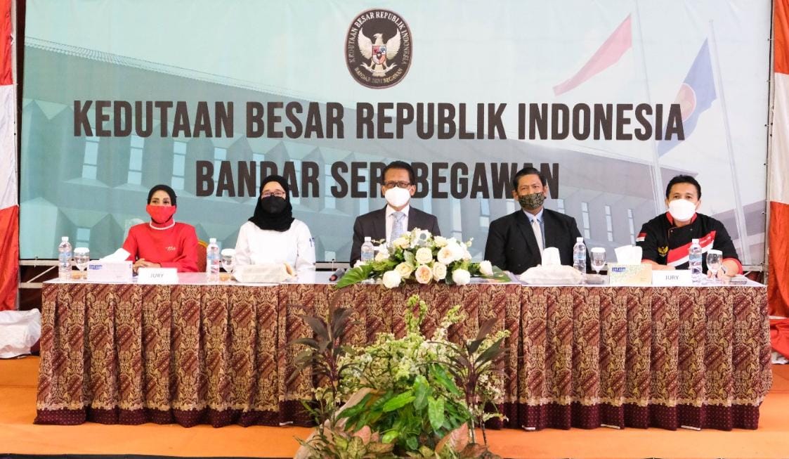 Promosi Kuliner Minang, KBRI Brunei Darussalam Gelar Lomba Masak Rendang