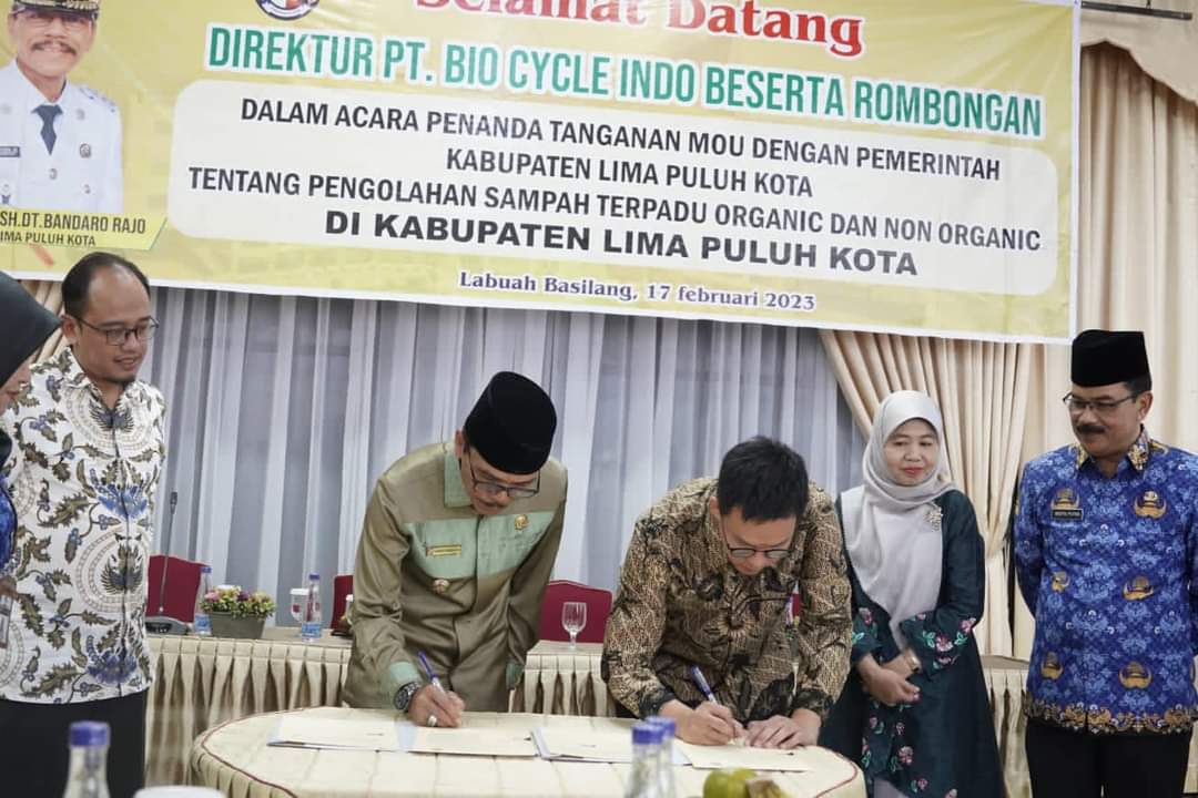 Atasi Persoalan Sampah, Limapuluh Kota Gandeng PT Bio Cycle Indonesia