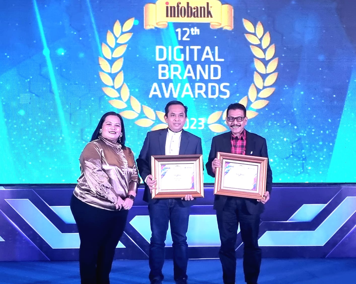 Bank Nagari Raih Penghargaan Infobank-Isentia Digital Brand Awards 2023