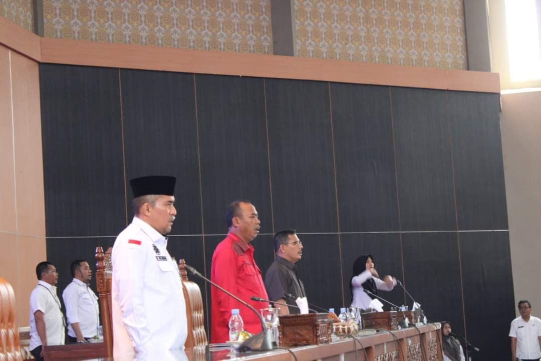 APBD Perubahan Dharmasraya, Bupati Sampaikan Jawaban Atas Pandangan Umum Fraksi DPRD