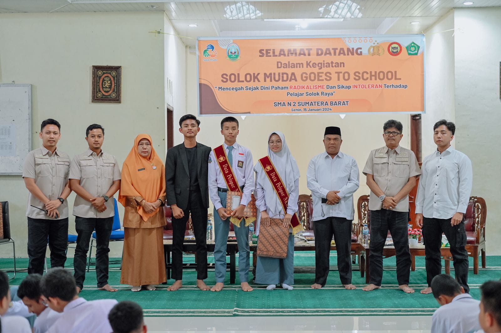 Solok Muda dan Densus 88 Gelar Dialog Kebangsaan di SMAN 2 Sumatera Barat