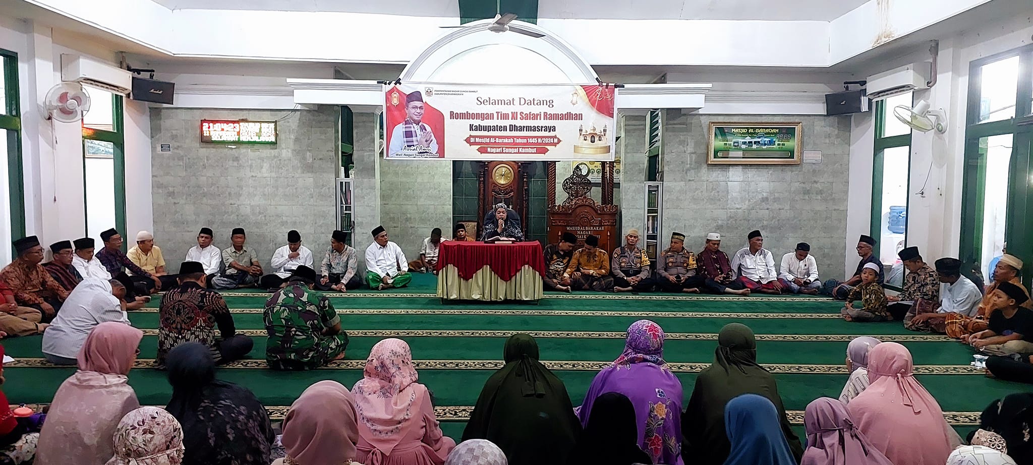 Tim Safari Ramadan Kabupaten Dharmasraya Kunjungi Masjid Al-Barakah ...