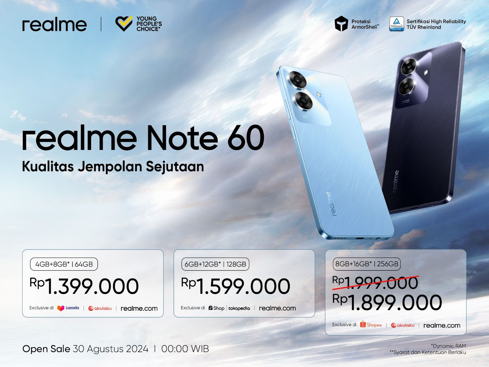 Realme Note 60 Debut di Indonesia, Tawarkan Kualitas dan Daya Tahan ...