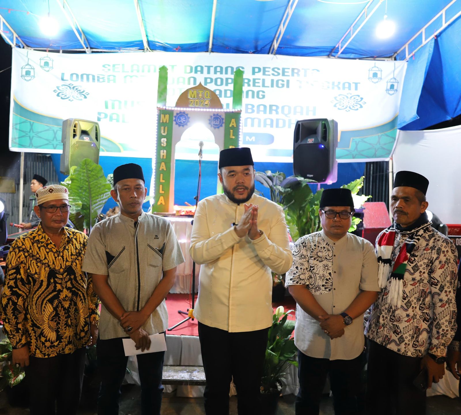 Wujudkan Generasi Qur'ani, Wako Fadly Amran Buka Lomba MTQ di Kuranji